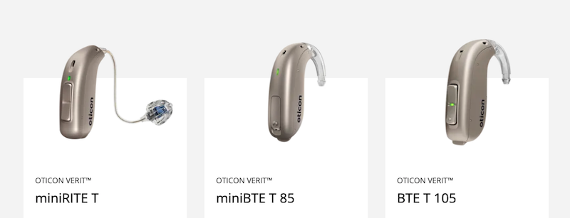Oticon Verit miniRITE T hearing aid | AudioHearing Melbourne